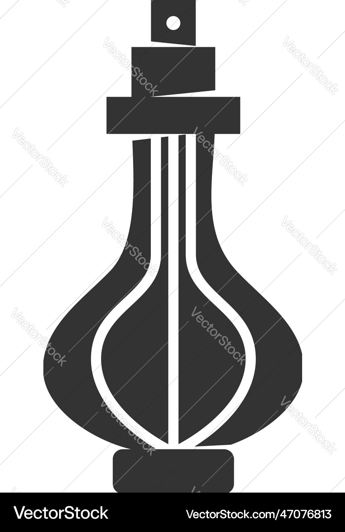 Bottle perfume logo template icon brand identity Vector Image
