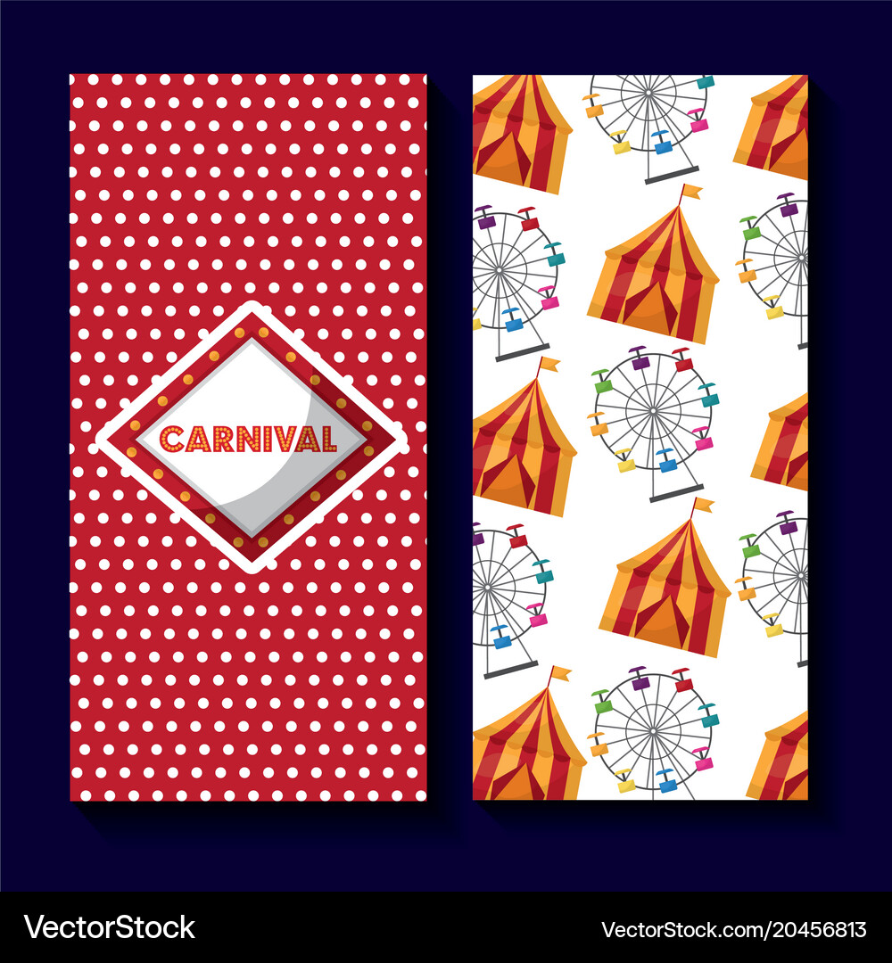 Carnival fair festival Royalty Free Vector Image