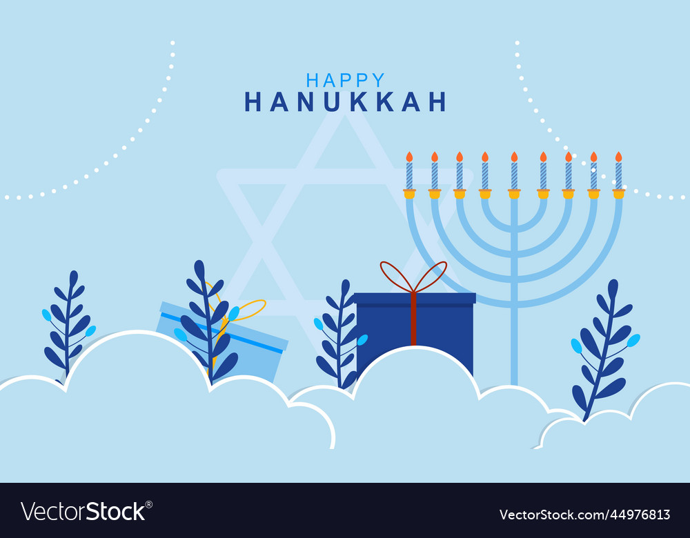Hanukkah happy jewish holiday Royalty Free Vector Image