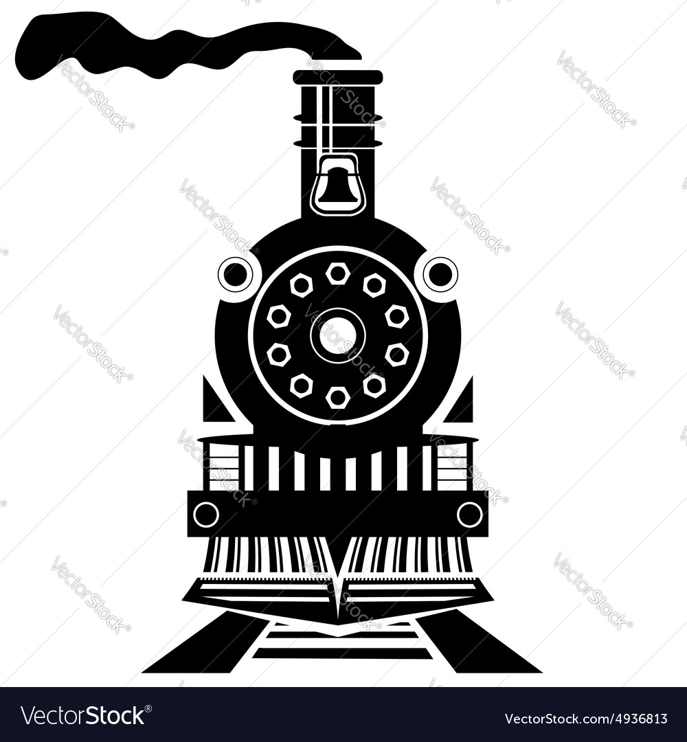 Old Train Royalty Free Vector Image - VectorStock