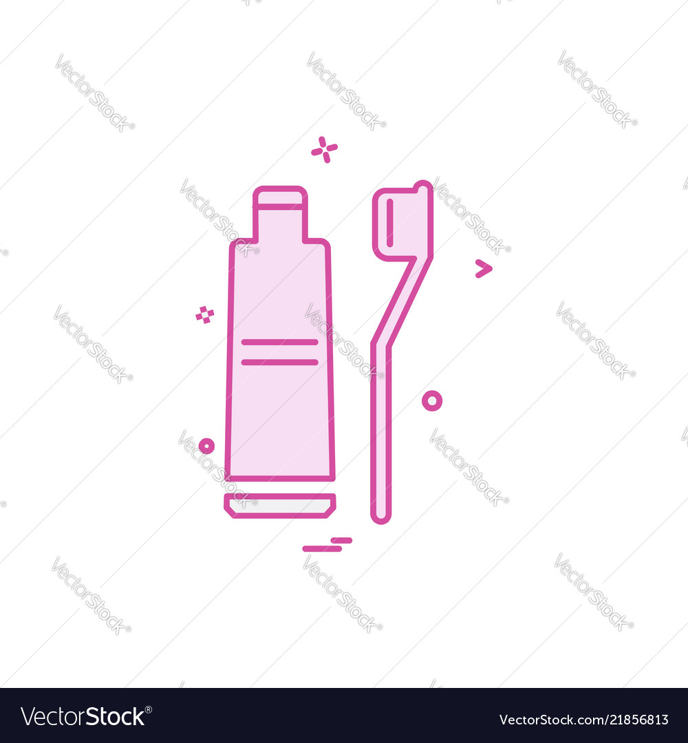 Toothpaste icon design Royalty Free Vector Image