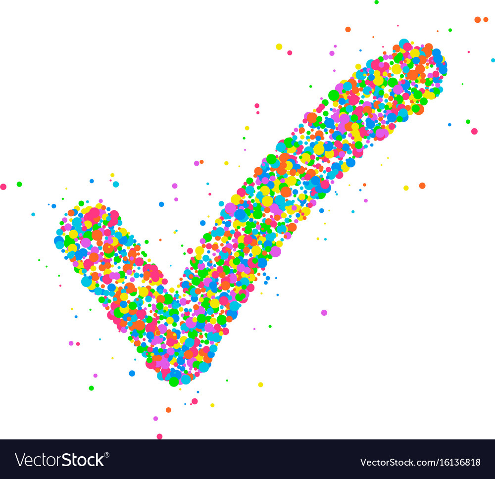 Check list button Royalty Free Vector Image - VectorStock