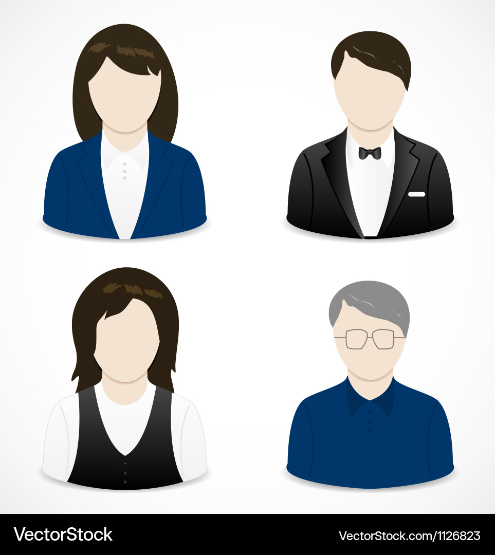 People icon Royalty Free Vector Image - VectorStock