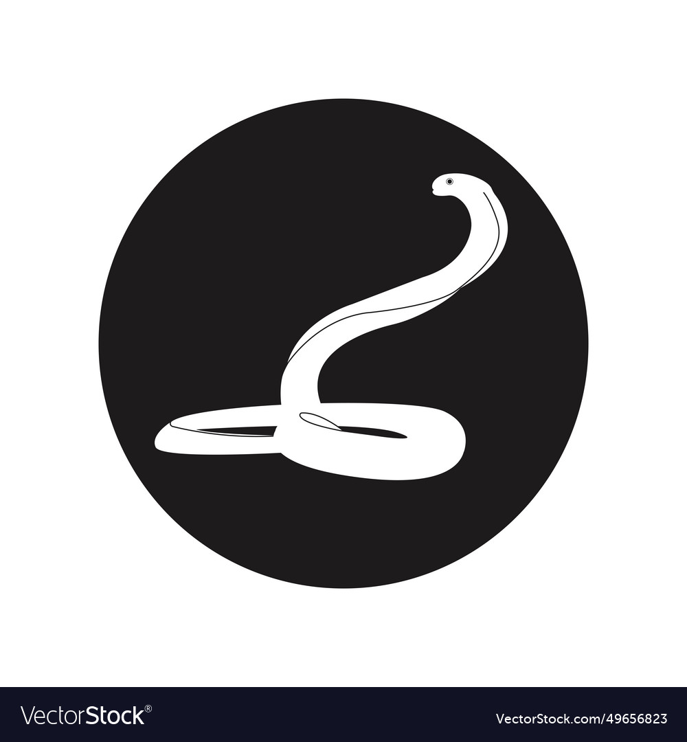Poisonous snake icon Royalty Free Vector Image