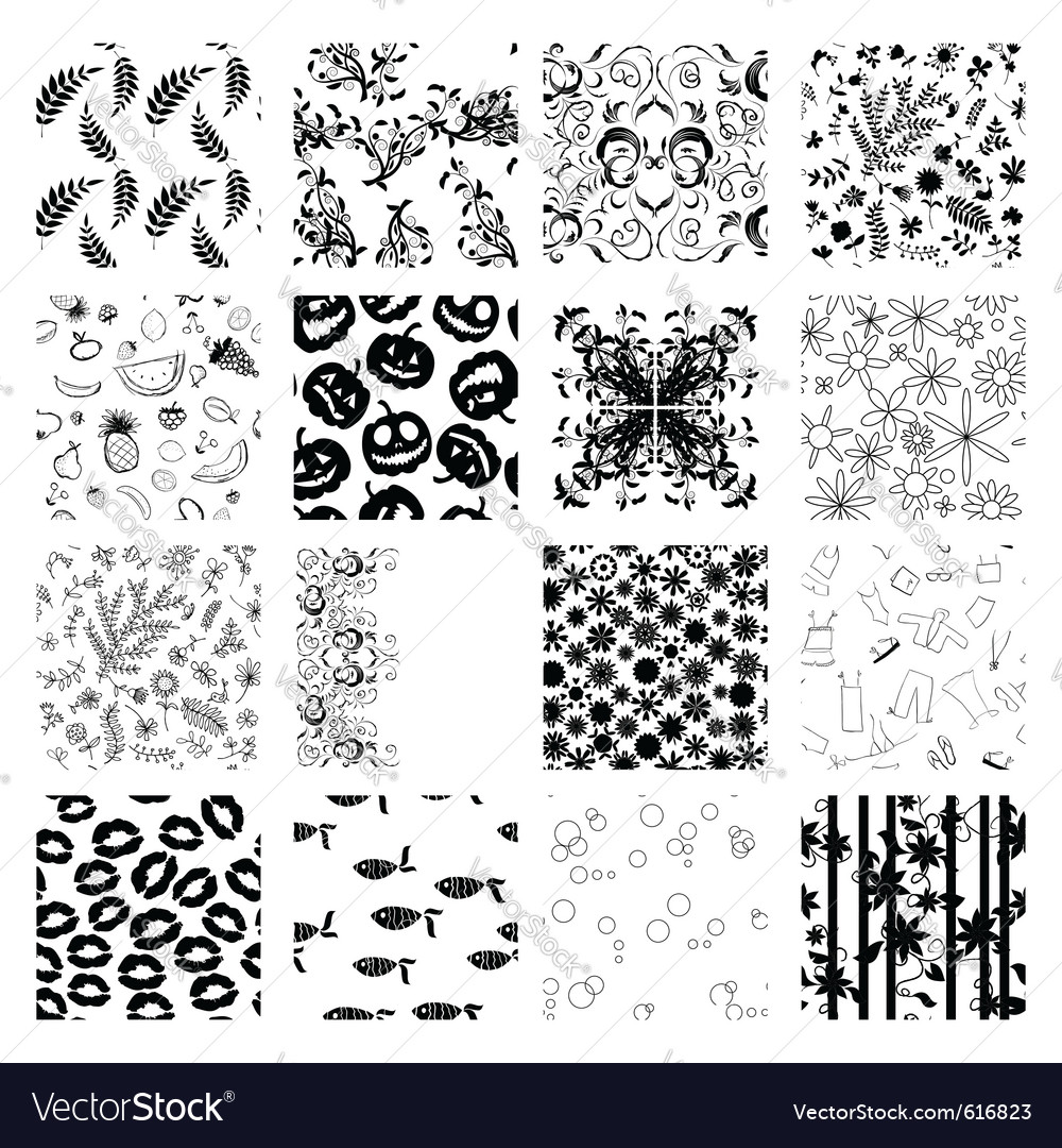 Seamless backgrounds Royalty Free Vector Image