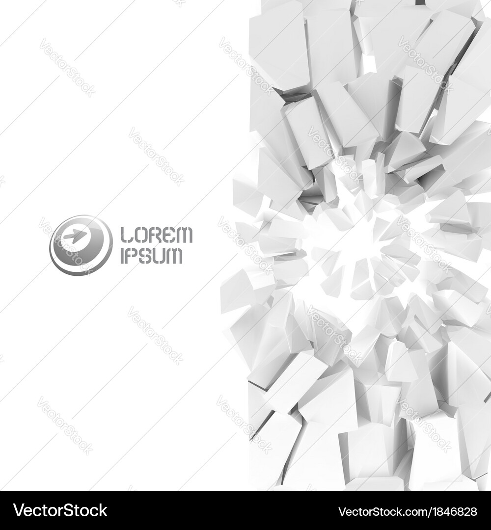 Broken Concrete Texture Royalty Free Vector Image