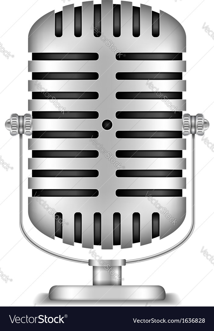 Microphone Royalty Free Vector Image - VectorStock