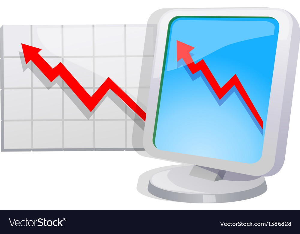 Stock graph Royalty Free Vector Image - VectorStock