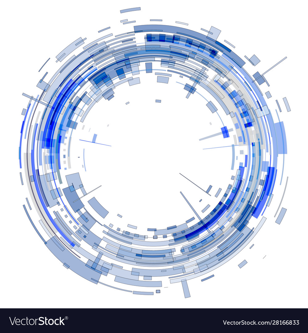 Blue circle Royalty Free Vector Image - VectorStock