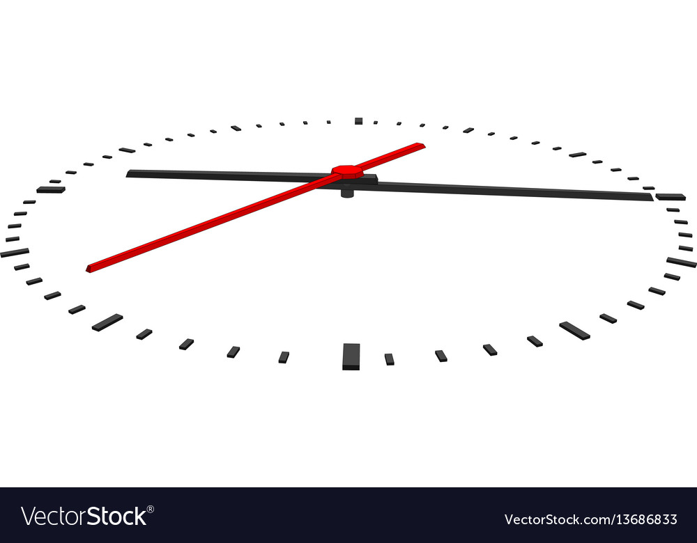 Clock face Royalty Free Vector Image - VectorStock