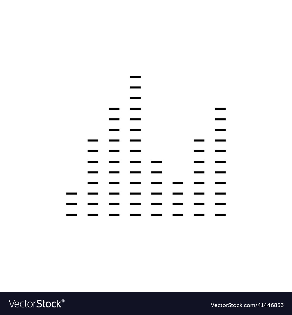 Equalizer linear icon concept stroke Royalty Free Vector