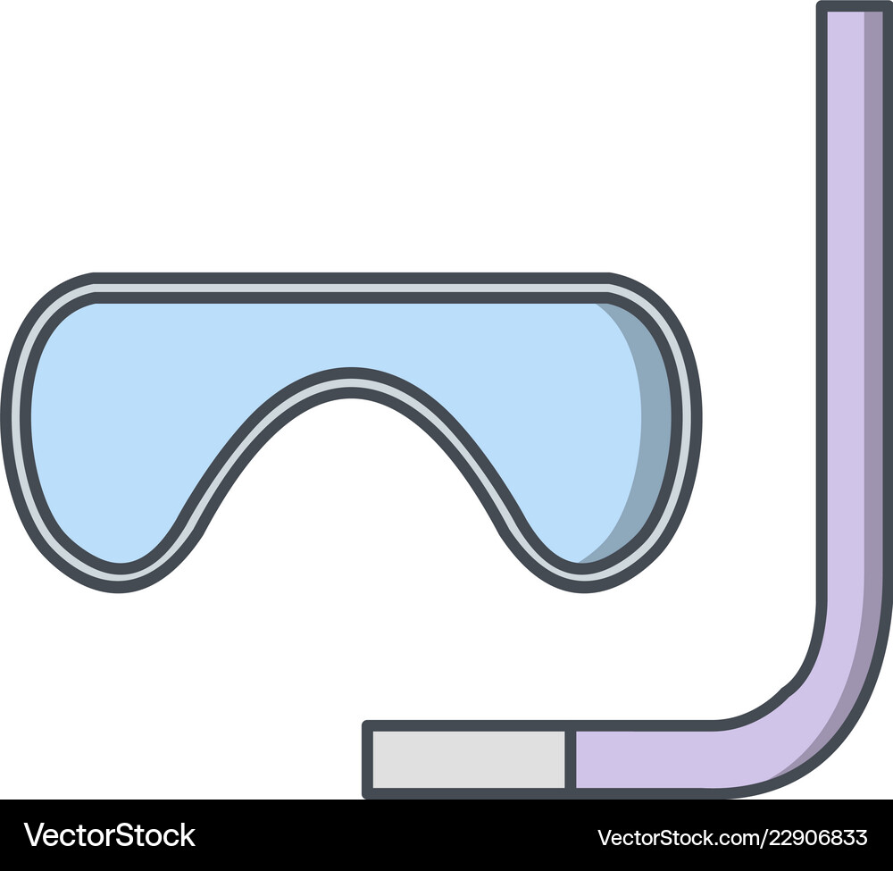 Snorkel icon Royalty Free Vector Image - VectorStock