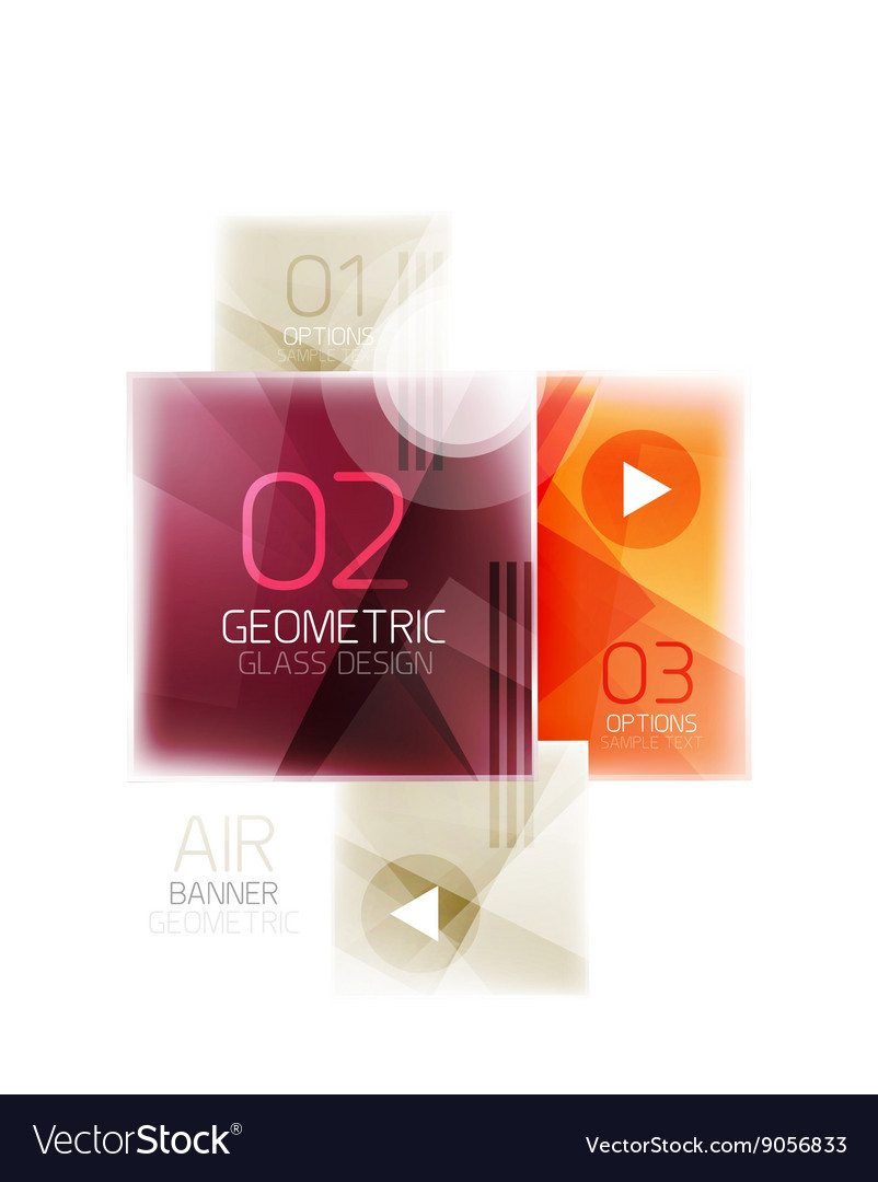 Square web box Royalty Free Vector Image - VectorStock