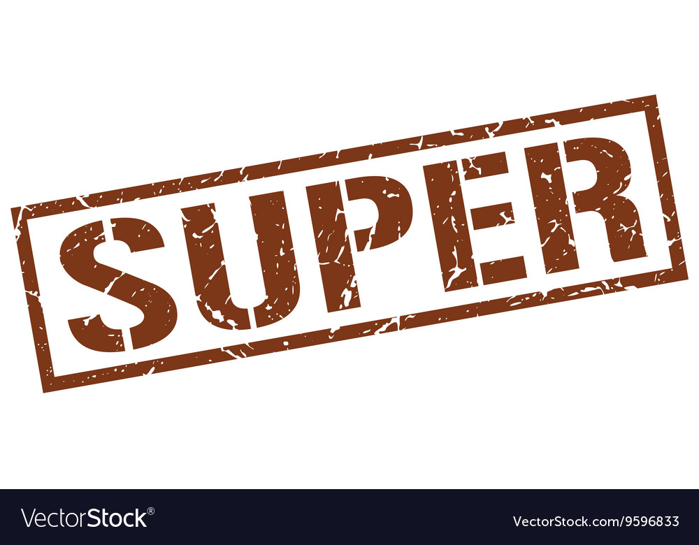 Super stamp Royalty Free Vector Image - VectorStock
