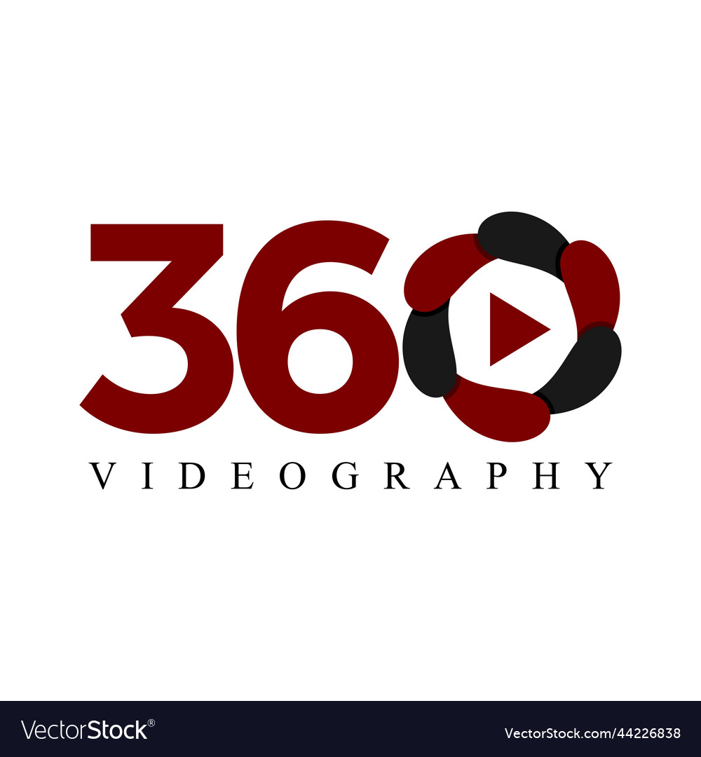 360 logo Royalty Free Vector Image - VectorStock