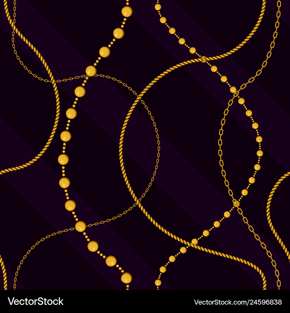 Gold jewelry accessories Royalty Free Vector Image