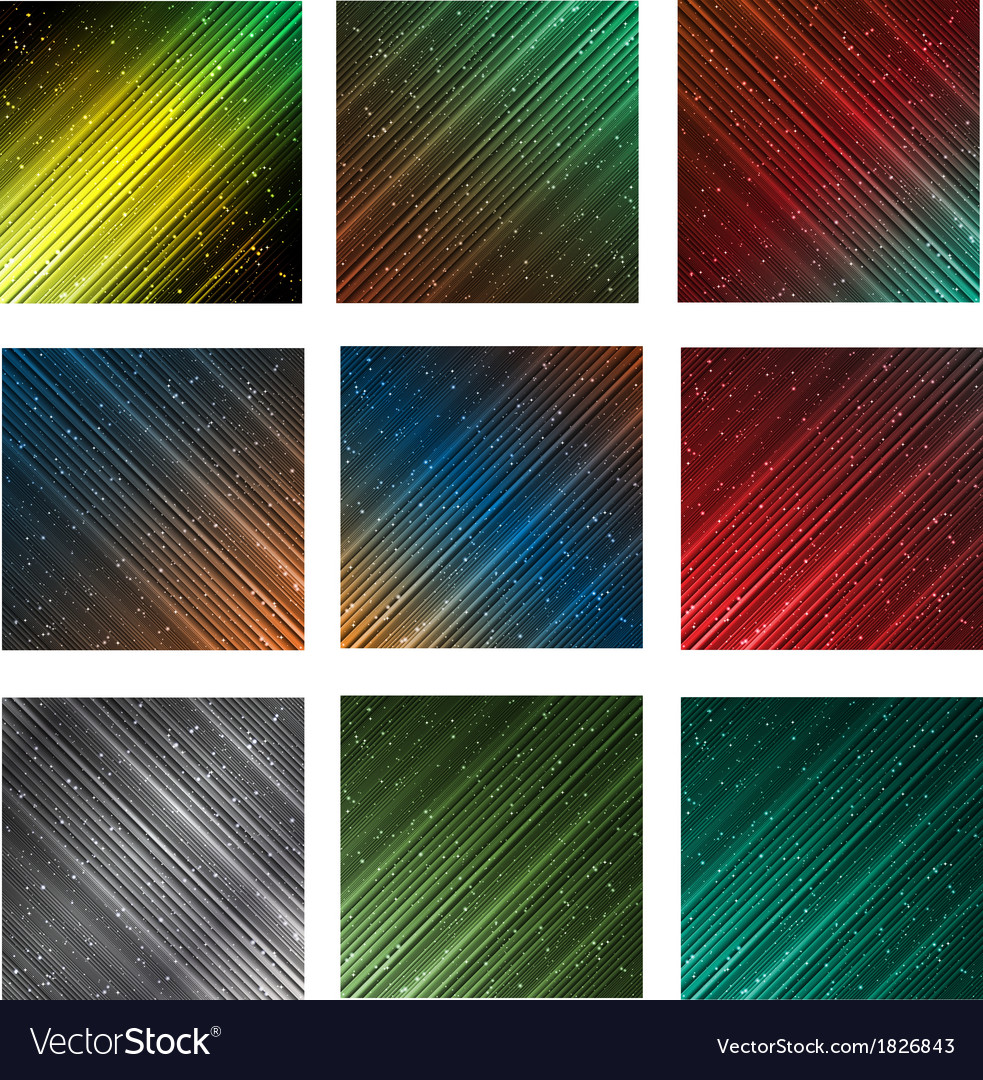 Abstract background set Royalty Free Vector Image