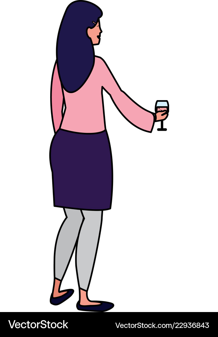 Cartoon woman design Royalty Free Vector Image