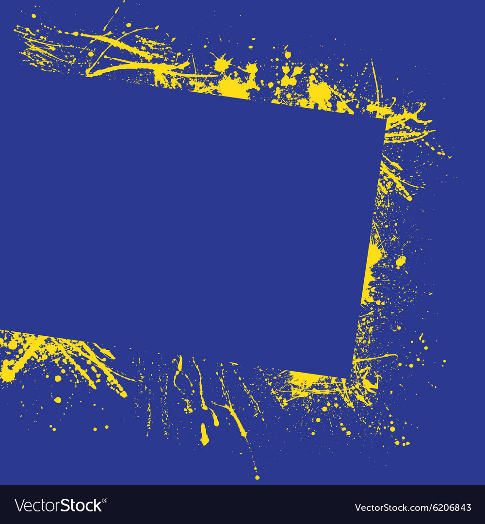 Splash frame background Royalty Free Vector Image