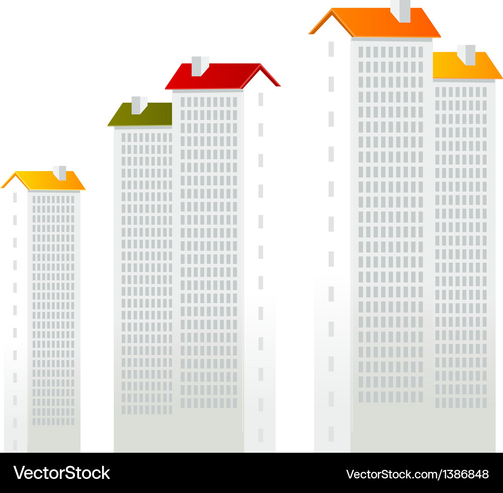 A view of an apartment Royalty Free Vector Image