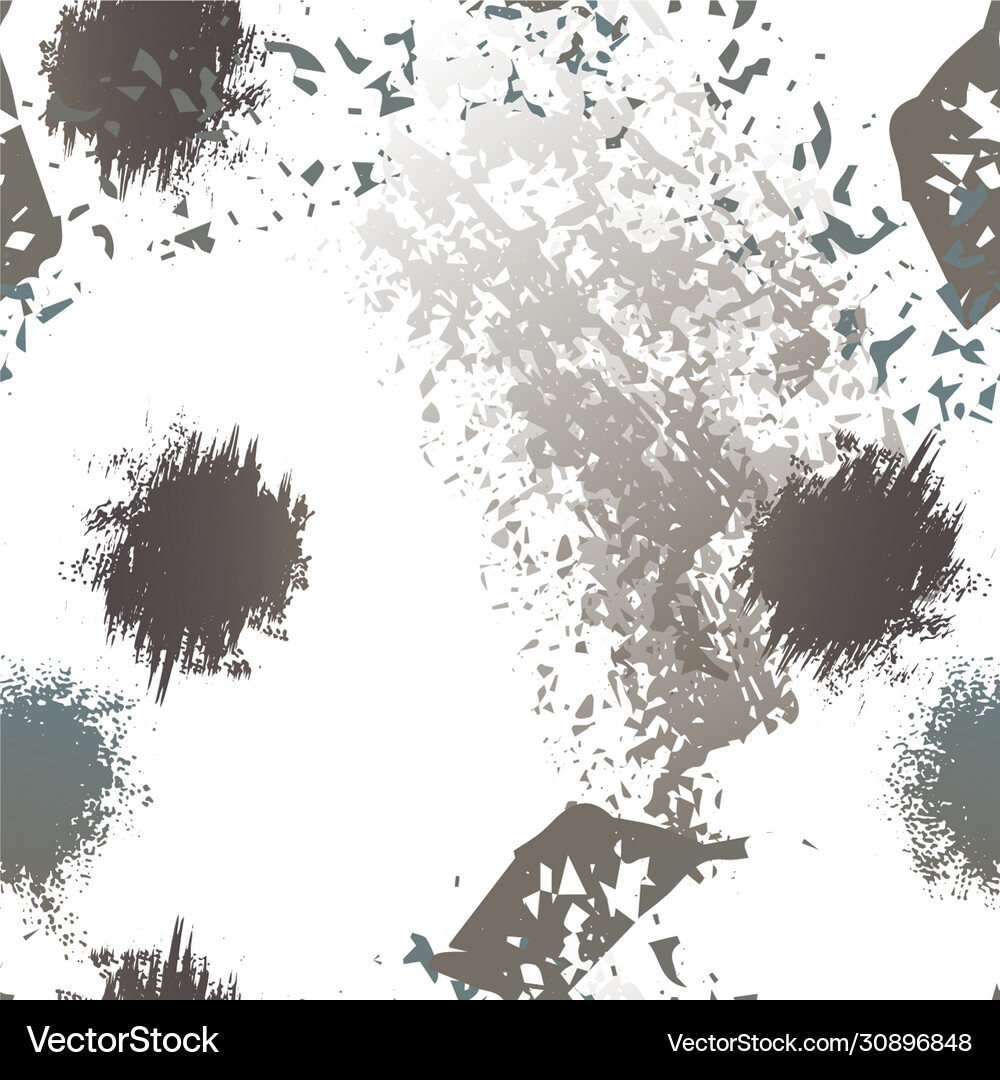 Grunge dry paint surface watercolor splatter Vector Image