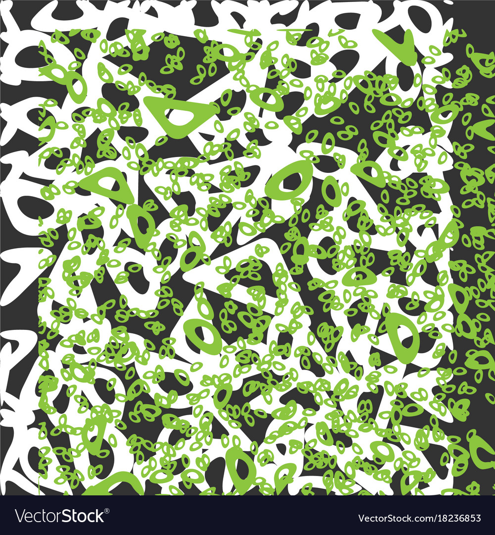 Circle abstract bio chain pattern Royalty Free Vector Image