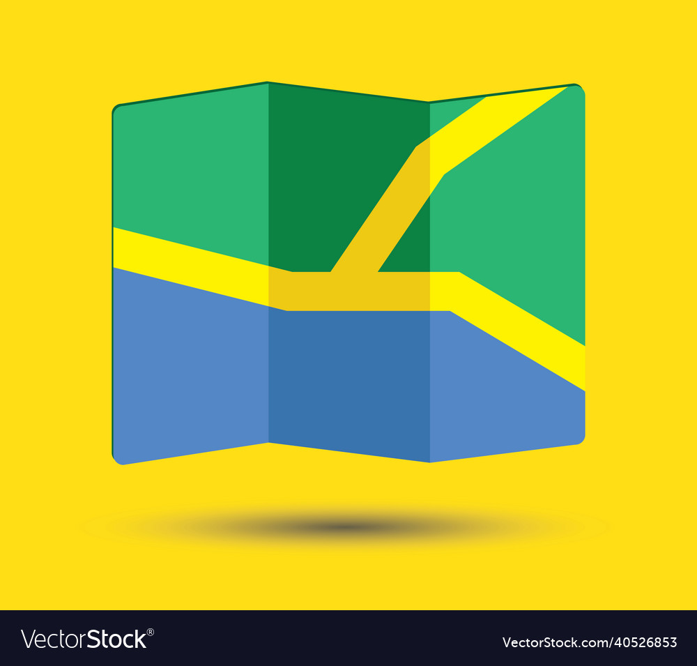 Map icon design Royalty Free Vector Image - VectorStock