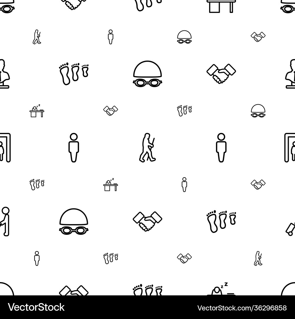 Adult icons pattern seamless white background Vector Image