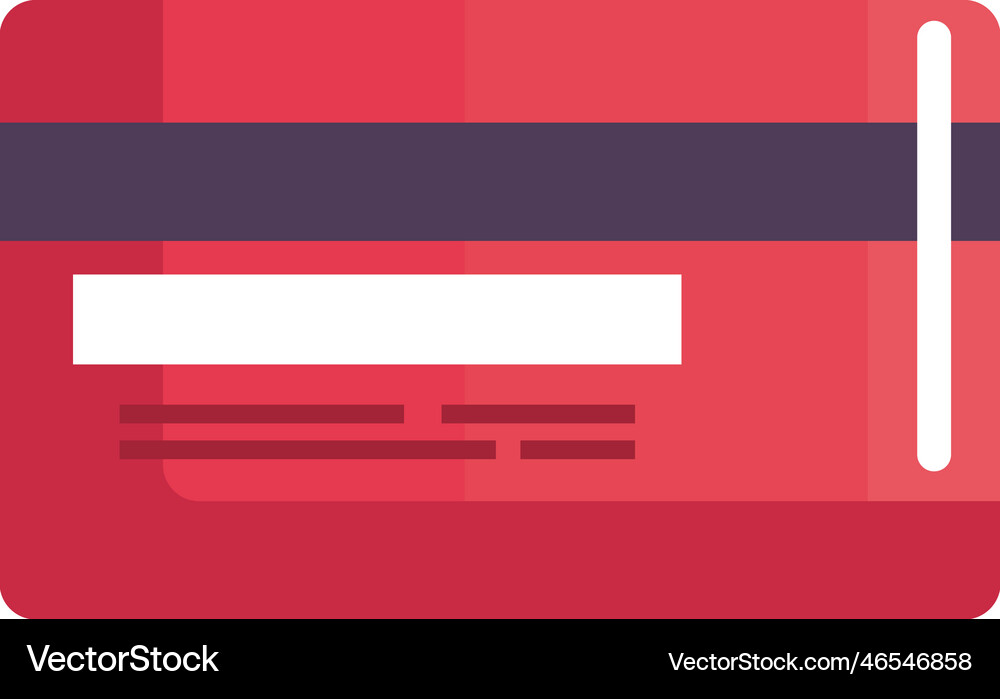 Bank credit card Royalty Free Vector Image - VectorStock