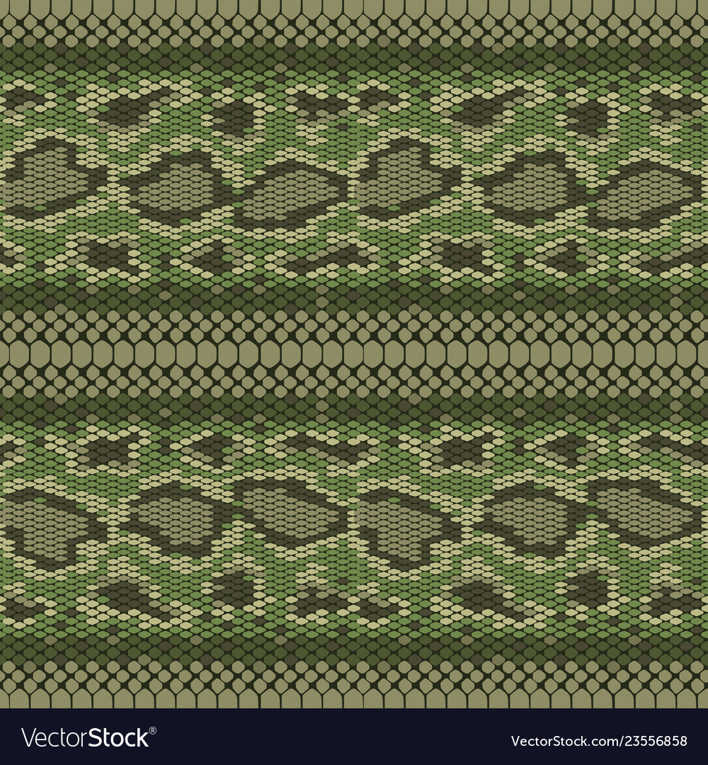 Structure snake skin seamless pattern Royalty Free Vector