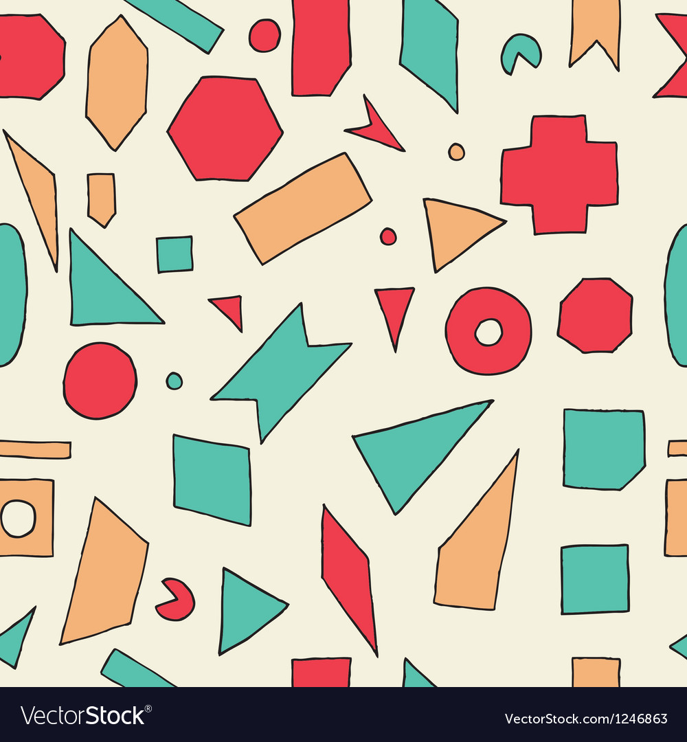 Seamless geometric pattern Royalty Free Vector Image