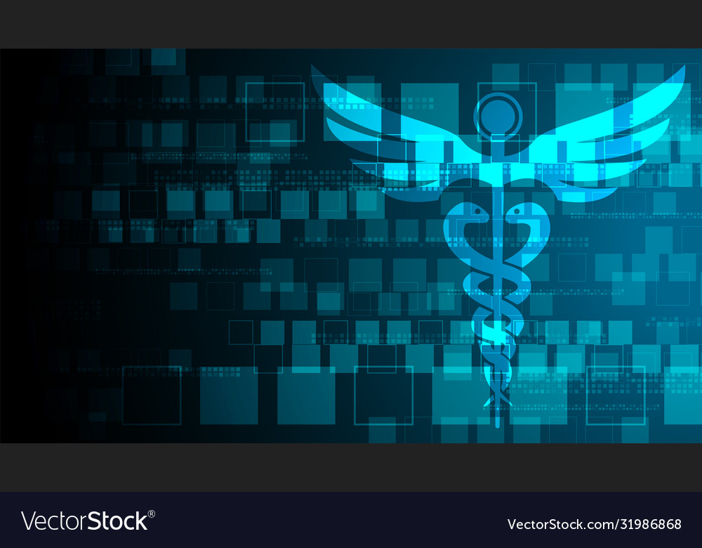 Abstract Geometric Medical Cross Shape Medicine Vector Image