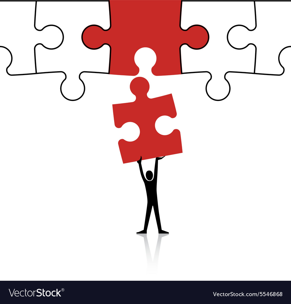 Finding solution Royalty Free Vector Image - VectorStock Finding solution Royalty Free Vector Image - VectorStock