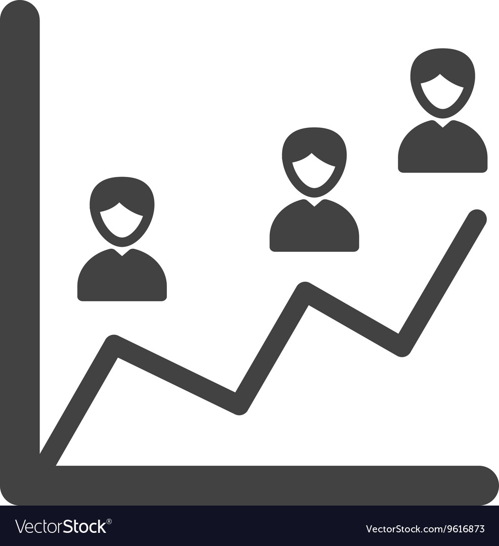 Candidate graph Royalty Free Vector Image - VectorStock