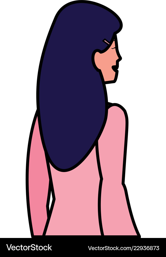 Cartoon woman icon Royalty Free Vector Image - VectorStock