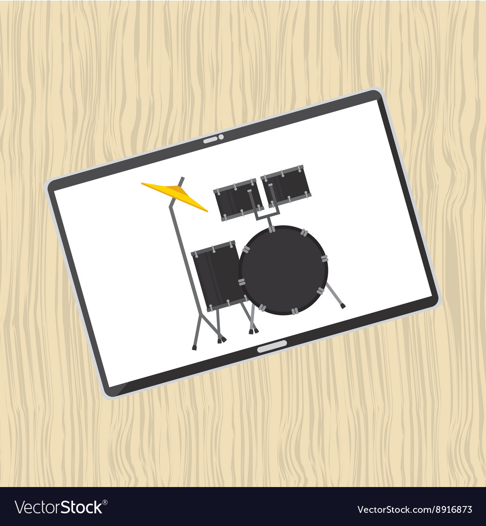 Mobile audio design Royalty Free Vector Image - VectorStock