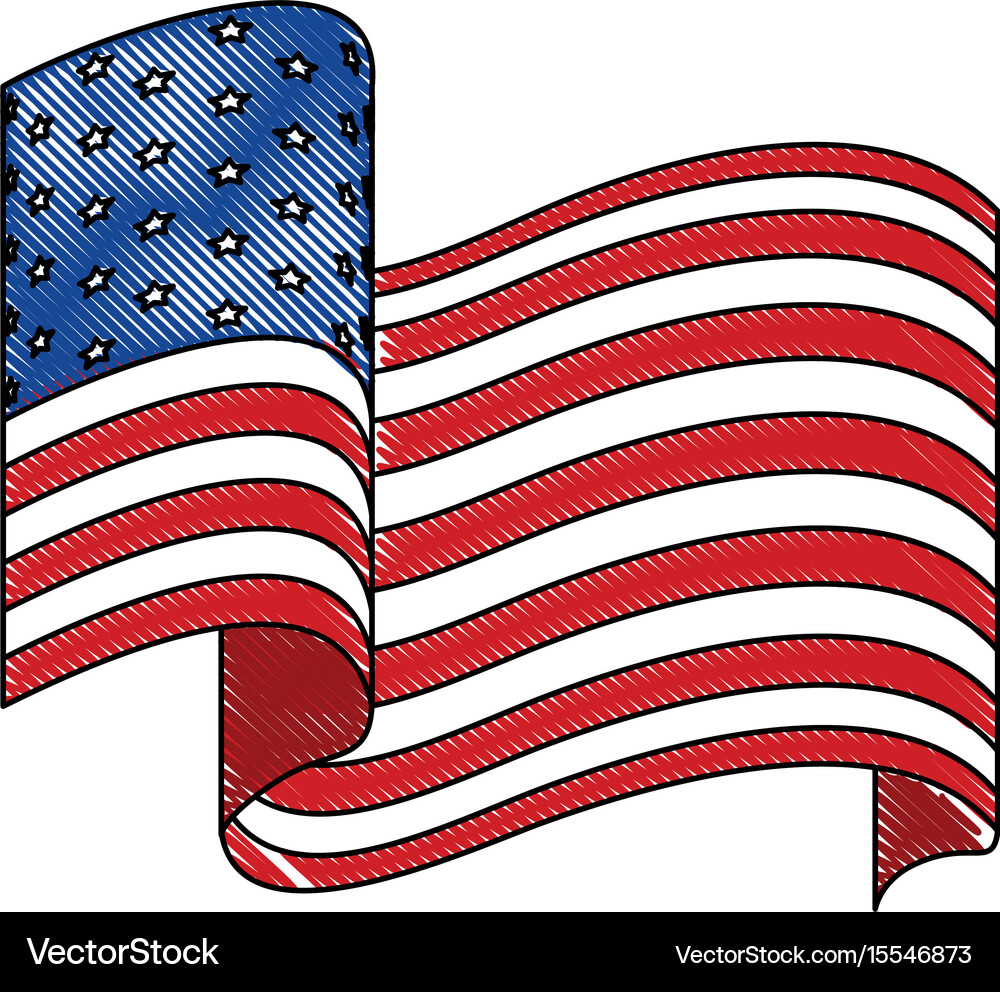 Usa country flag icon Royalty Free Vector Image