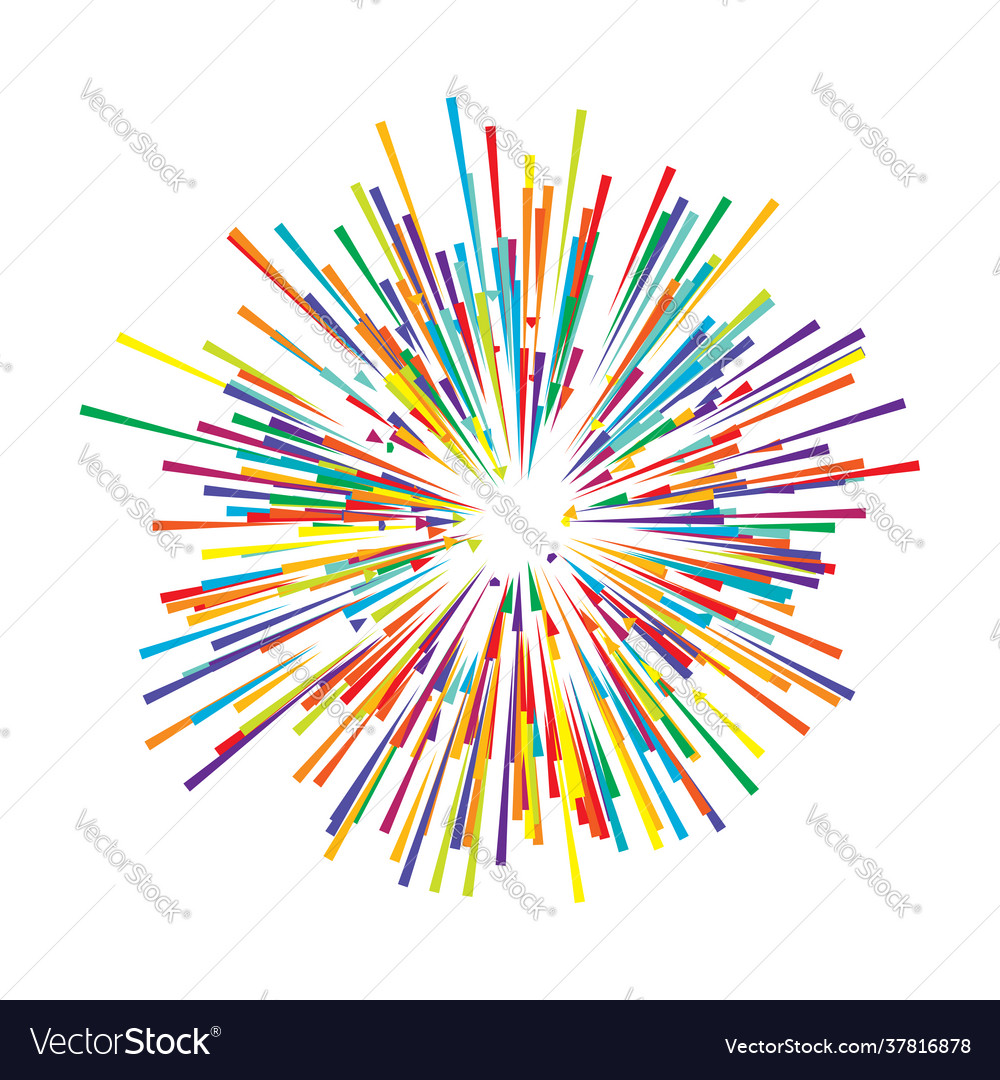 Radial radiating lines beams rays random lines Vector Image Radial radiating lines beams rays random lines Vector Image