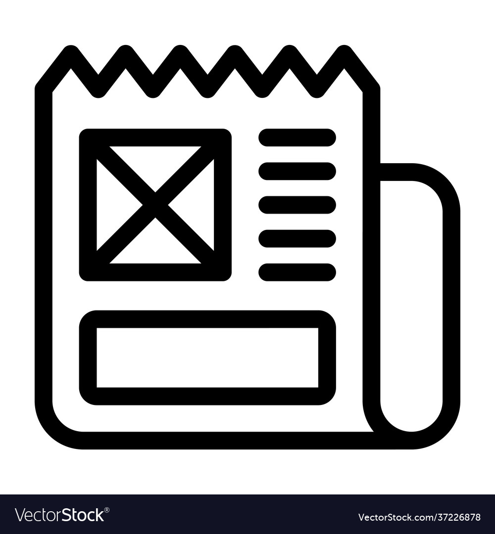 Wireframe Royalty Free Vector Image - VectorStock