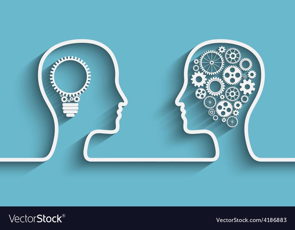 Human head Royalty Free Vector Image - VectorStock
