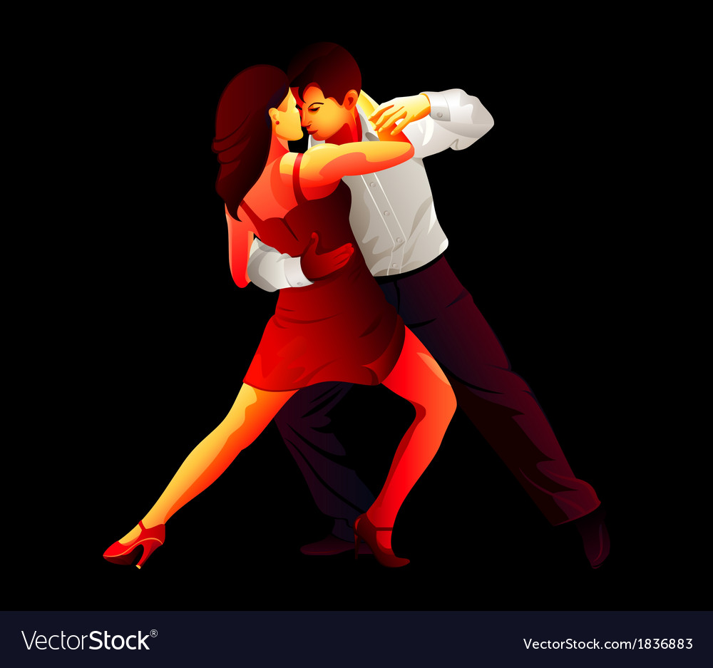 Tango lovers Royalty Free Vector Image - VectorStock