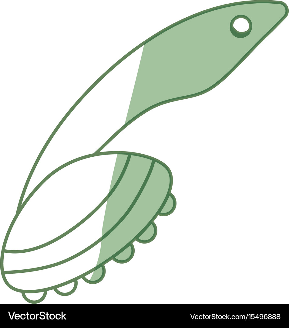 Body massager cartoon Royalty Free Vector Image