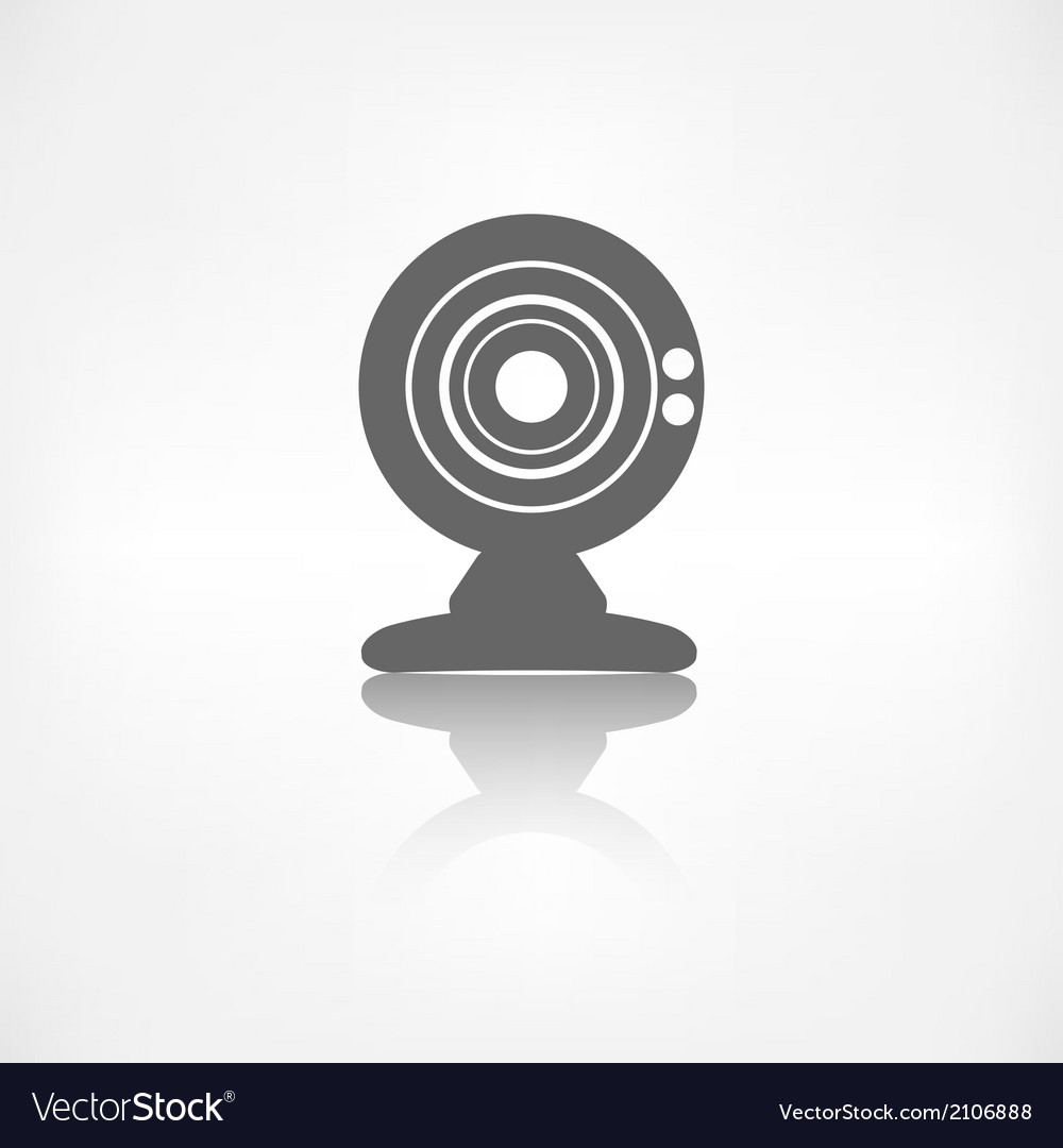 Web camera icon Royalty Free Vector Image - VectorStock