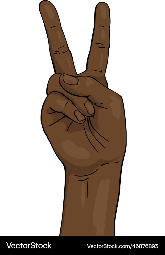 Hand Royalty Free Vector Image - VectorStock