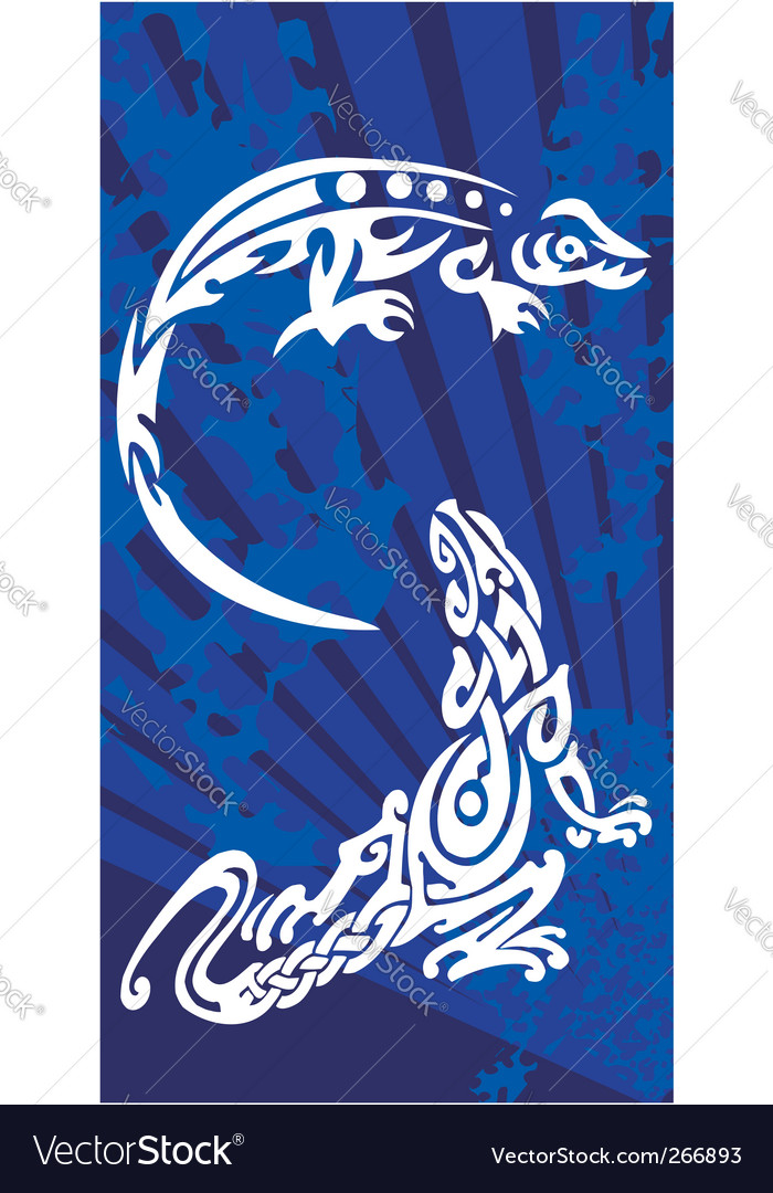 Lizards Royalty Free Vector Image - VectorStock