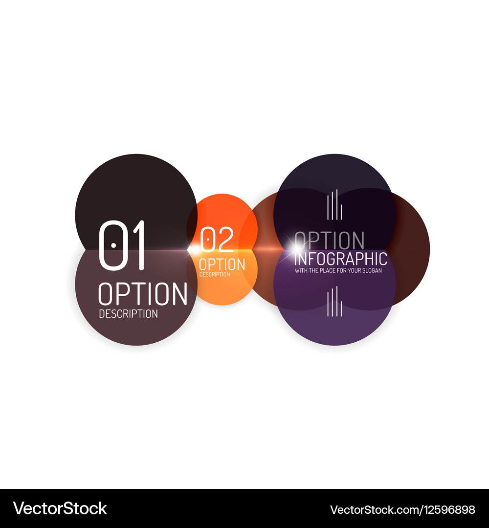 Business products option banners Royalty Free Vector Image