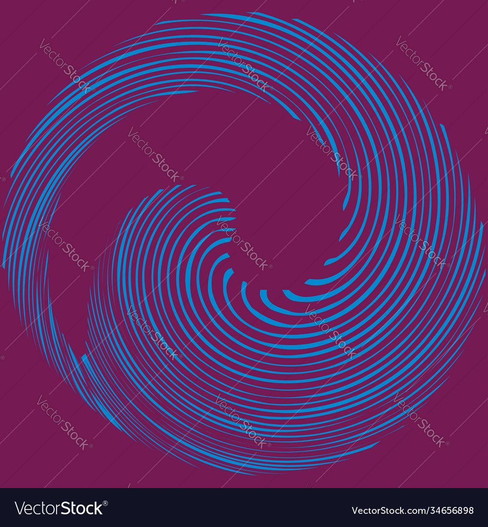 Circular spiral swirl twirl design element Vector Image Circular spiral swirl twirl design element Vector Image