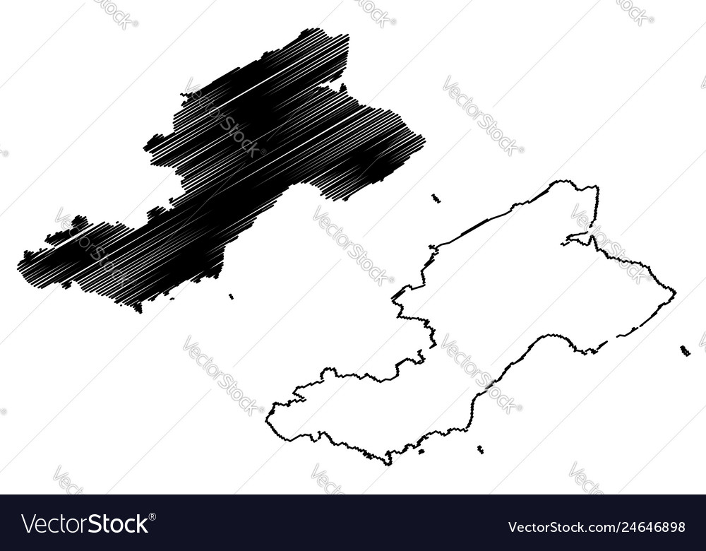 Fife map Royalty Free Vector Image - VectorStock