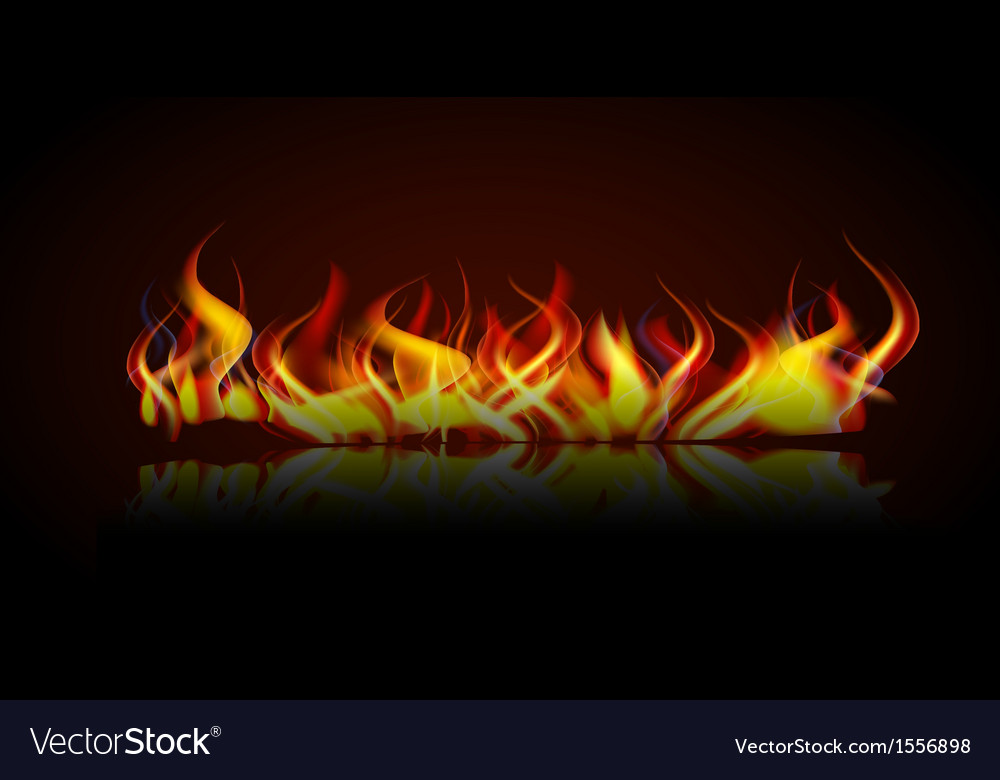Fire background Royalty Free Vector Image - VectorStock