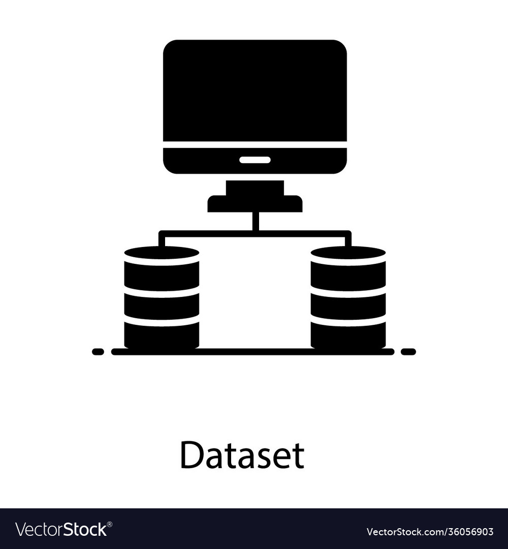 Dataset Royalty Free Vector Image - VectorStock
